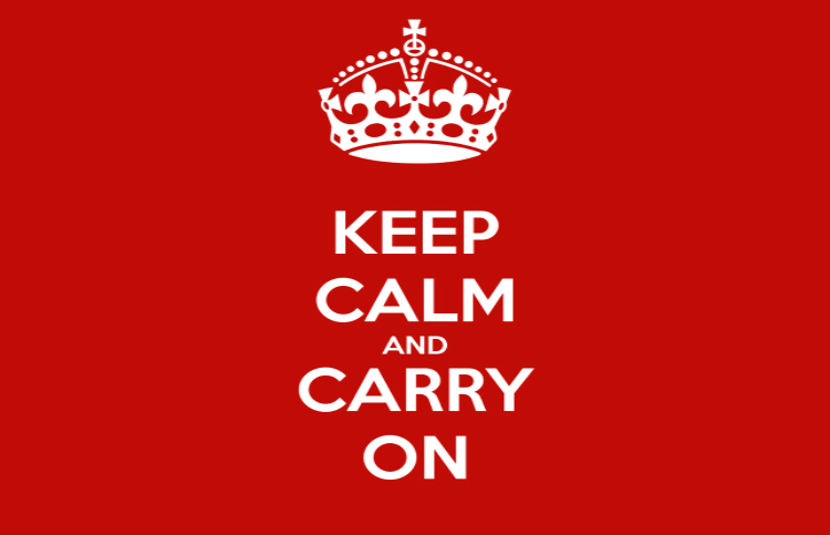 考试之前要静心！Keep Clam and Carry On | 英国那些事儿